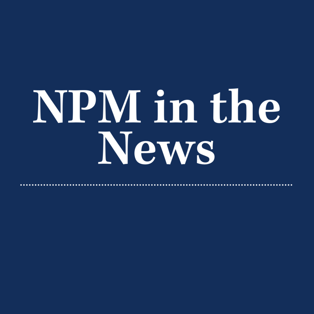 News and Notes – NPM